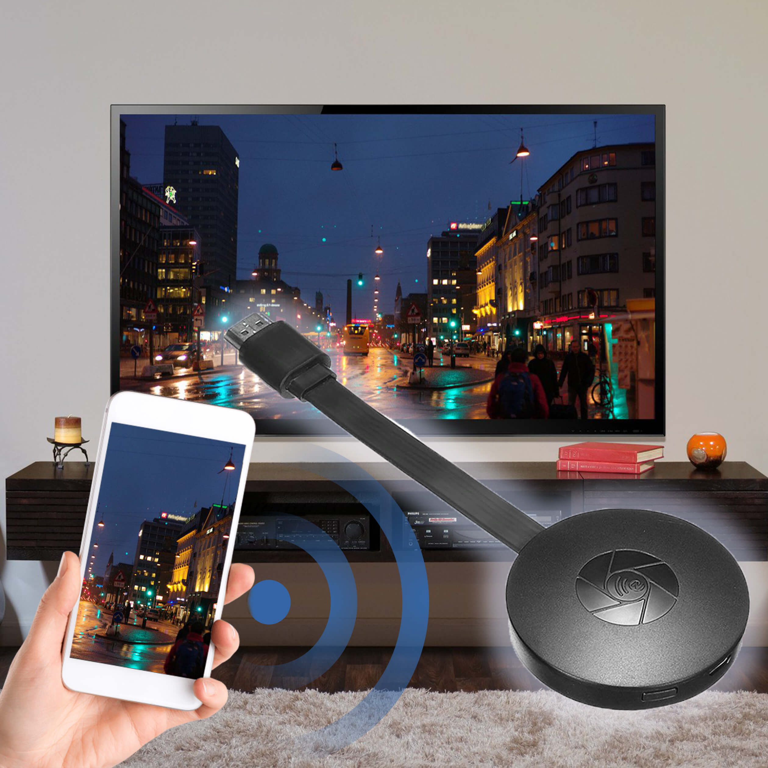 Безжичен HDMI адаптер Mirascreen