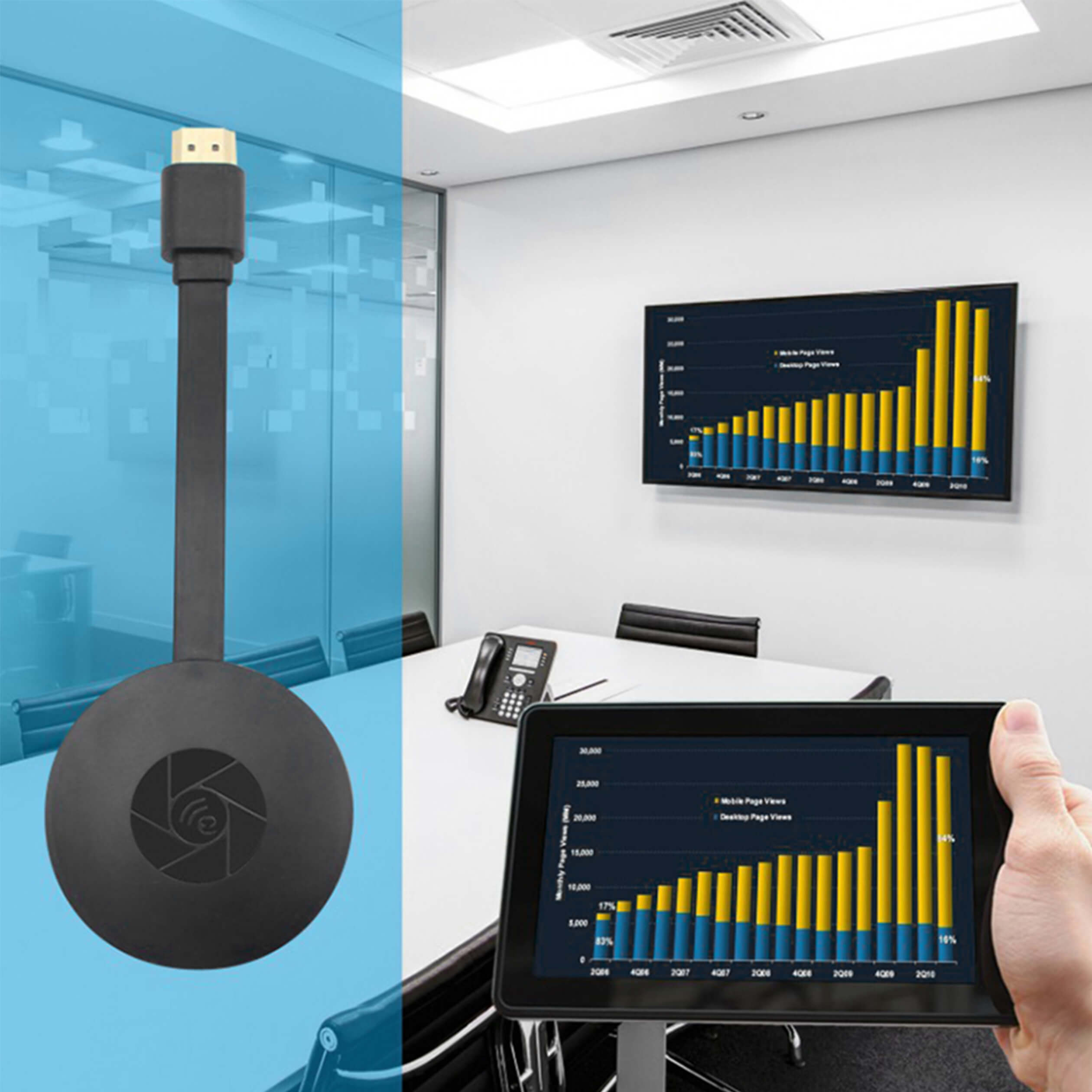 Безжичен HDMI адаптер Mirascreen