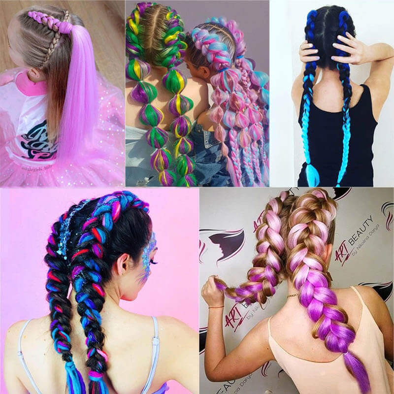 Комплект синтетични екстеншъни за коса Braid It Up!
