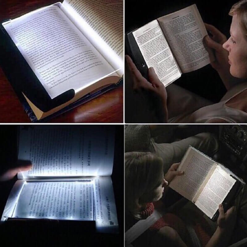 Плоска LED лампа за книга BrightPage
