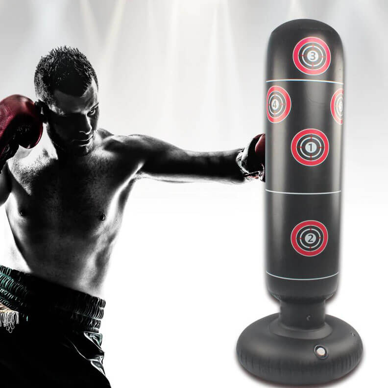 Täispuhutav poksikott