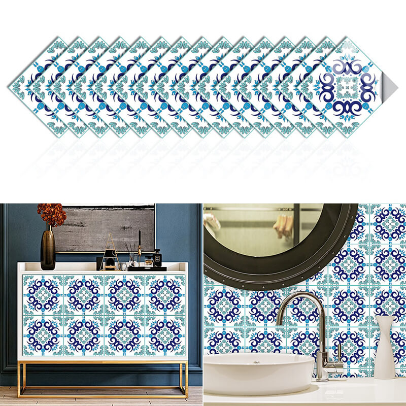 Backsplash tile stickers Bohemy