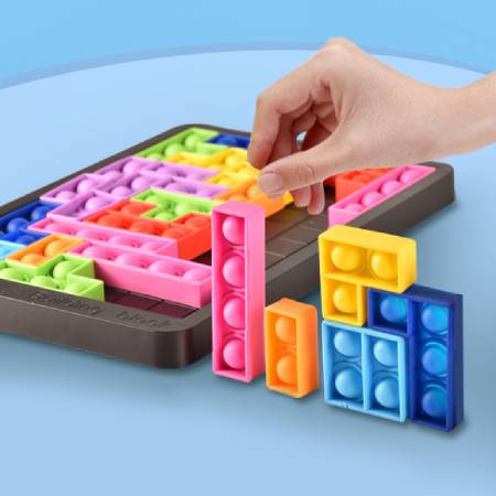 Bubble blocks Tetrapop