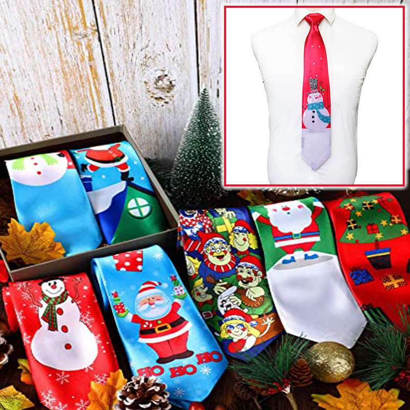 Christmas neckties Ho-Ho-Ho