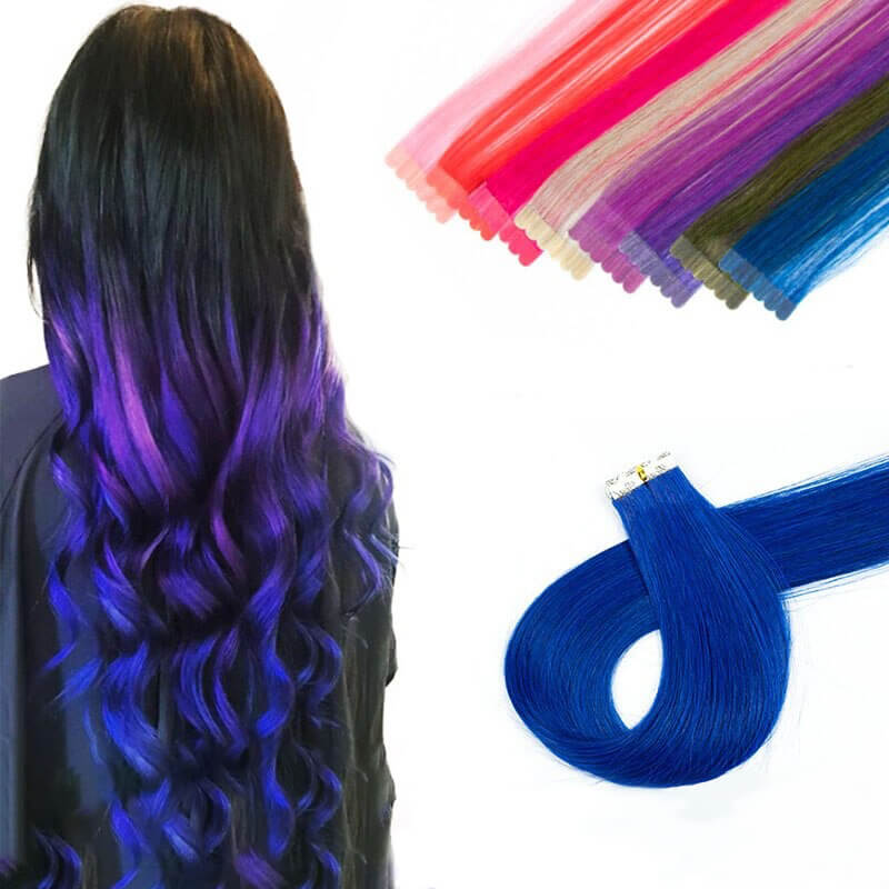 Colorful hair extension HappyHair