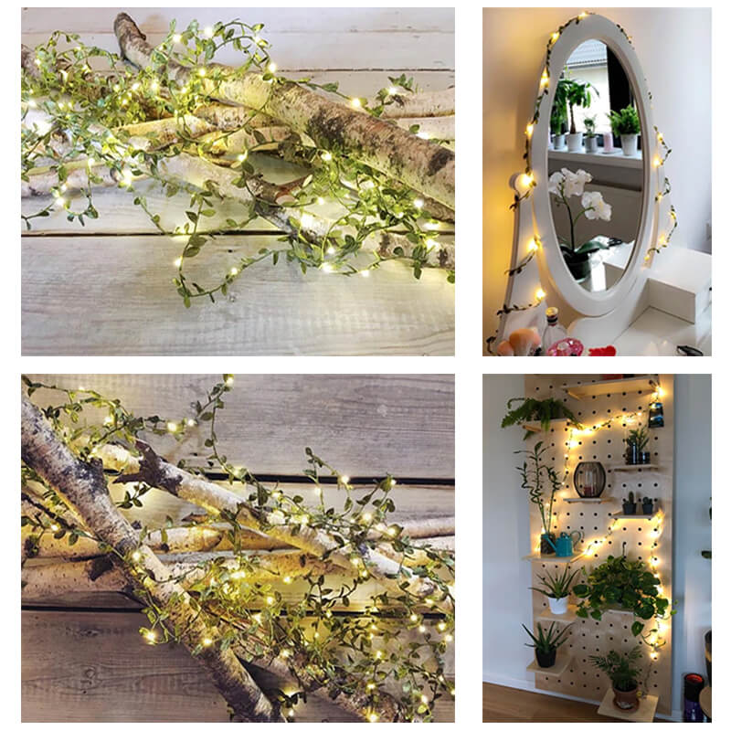 LED leaf garland FairyLights