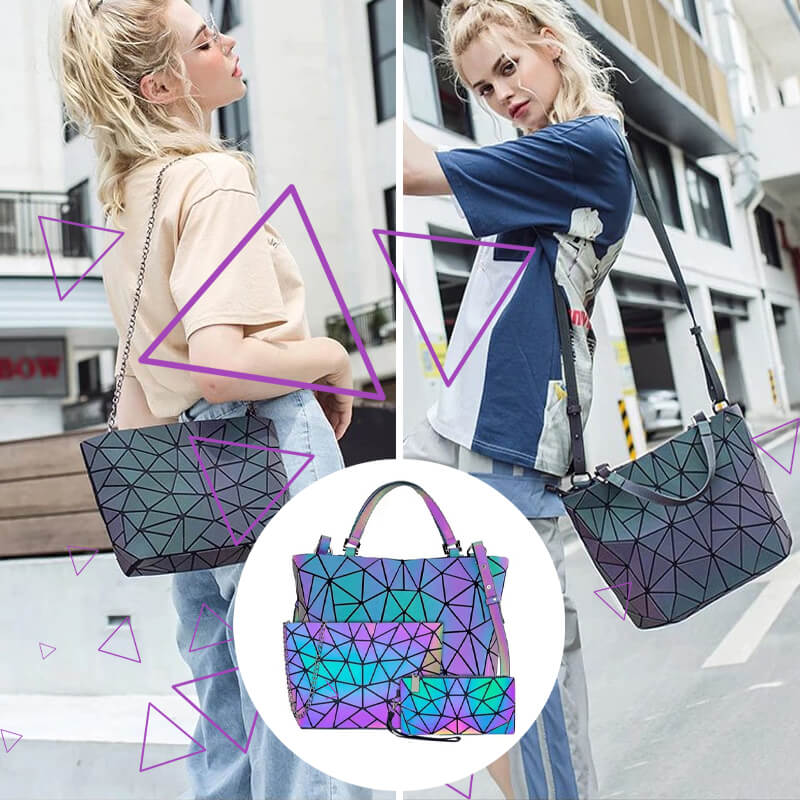 Luminous handbag set Trinity