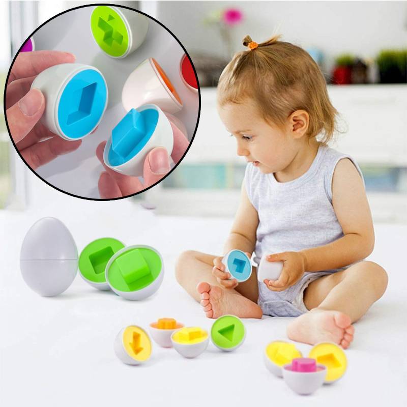 Montessori puzzle eggs Eggucate