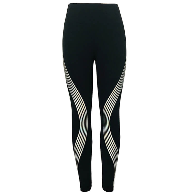 Rainbow reflective women leggings SlimmEX
