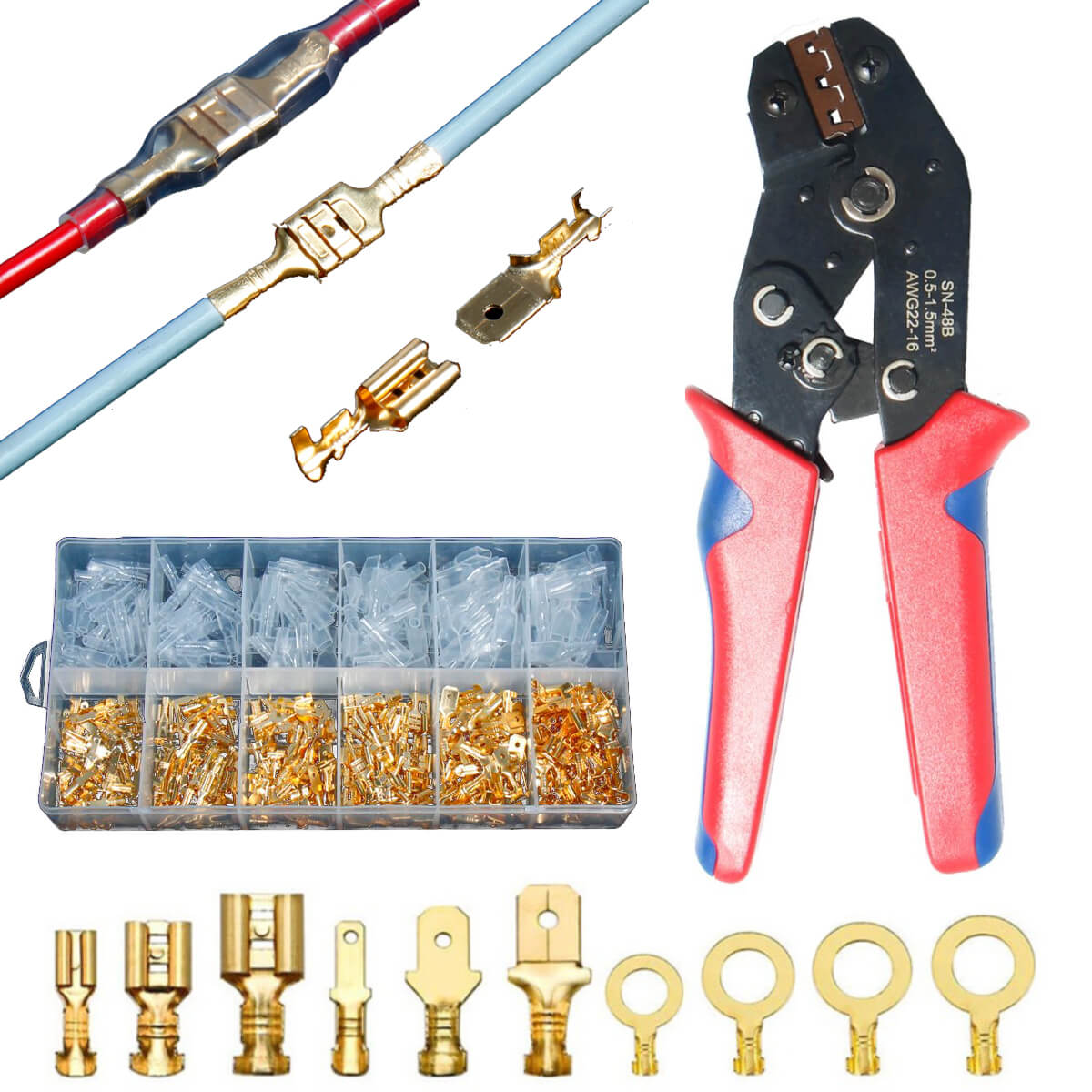 SparkMark electrical crimp terminal kit