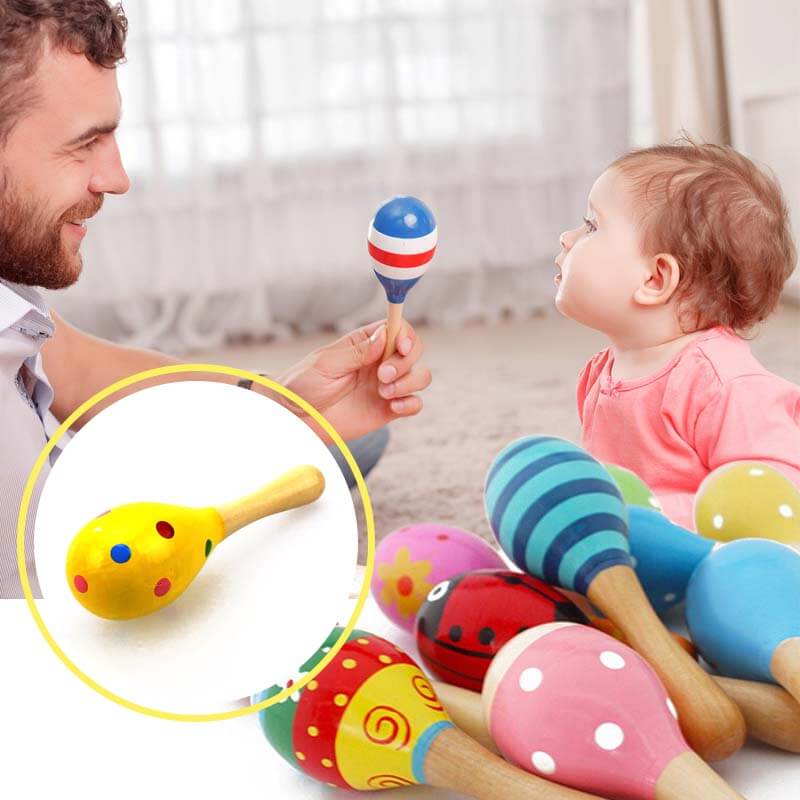 Wooden rattle set LittleVirtuoso