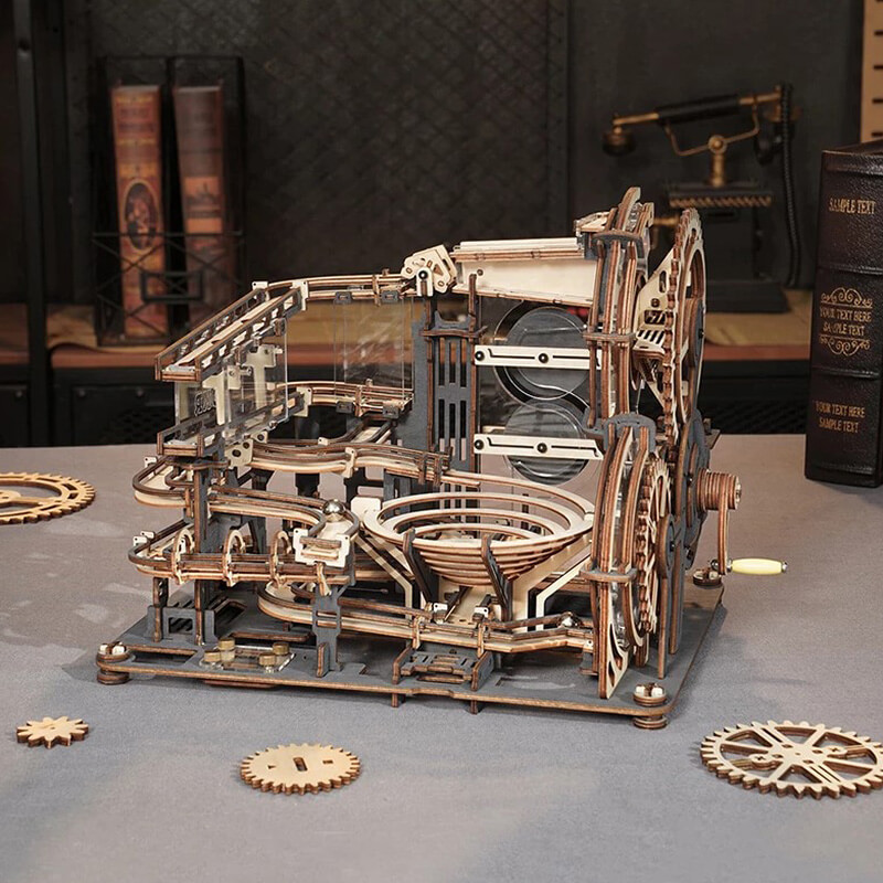 Woodworks wooden cog tower