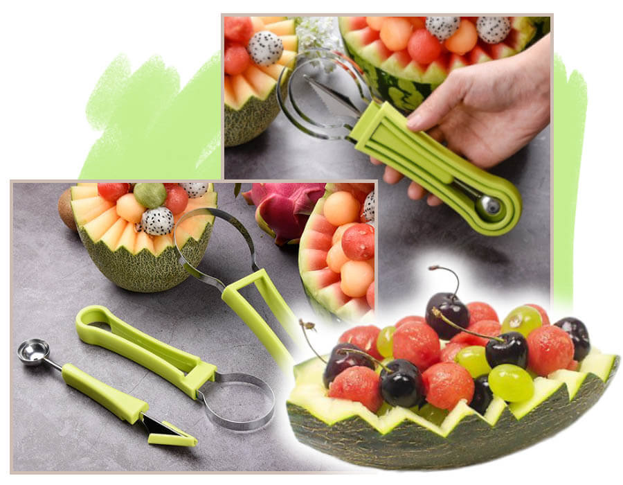Ustensiles pour sculpter les fruits Fruitcut