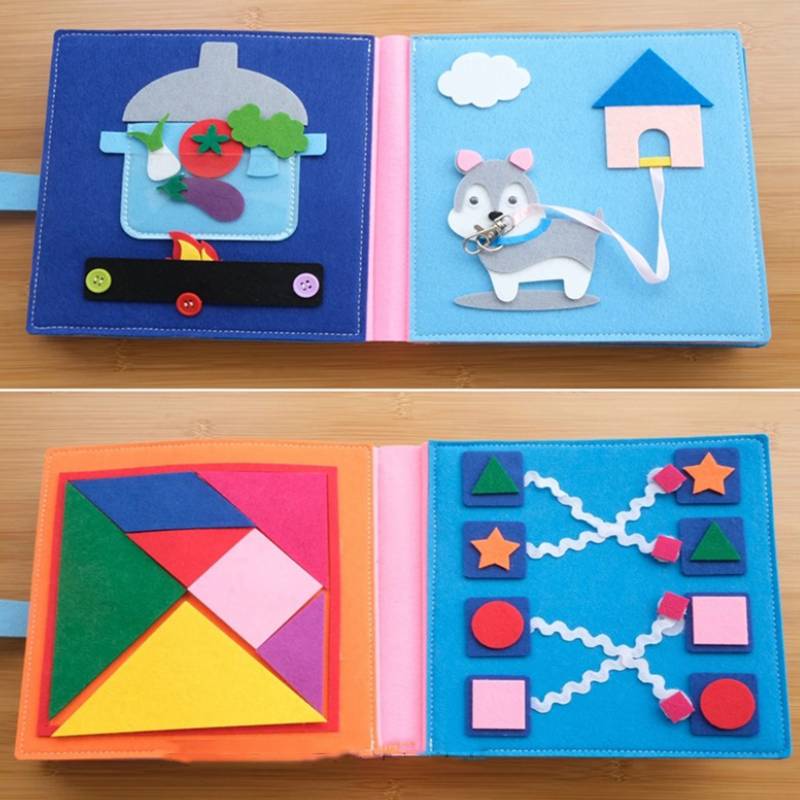 Montessori διαδραστικό βιβλίο RainbowDays