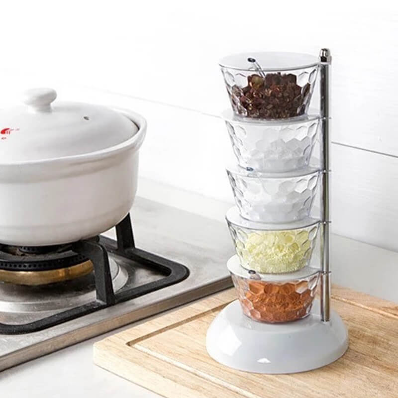 Περιστρεφόμενα ράφια καρυκευμάτων SpiceDevice