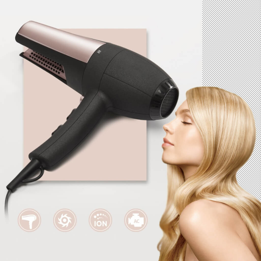 Υβριδικό πιστολάκι μαλλιών Hairstyler Pro