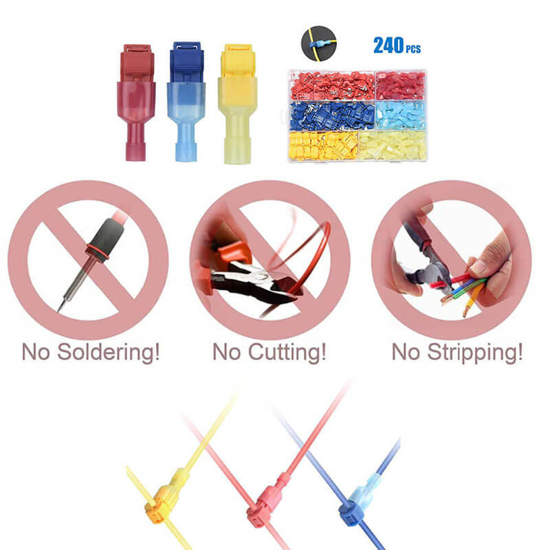 Conectores de fios T-tap