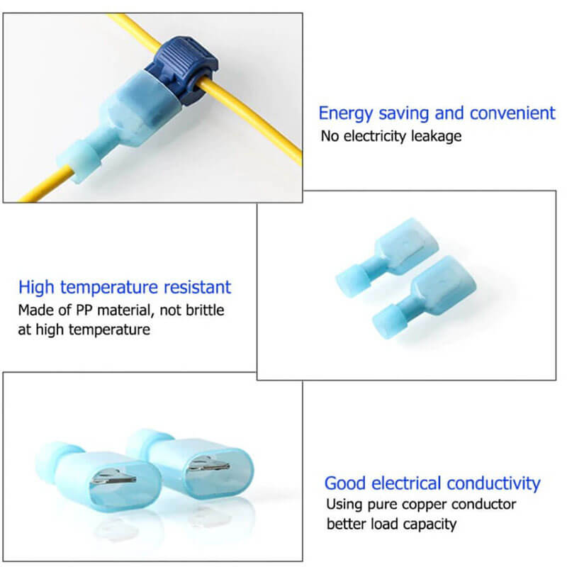 Conectores de fios T-tap