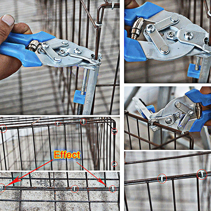 Clește pentru legarea gardurilor din sârmă Crimp&Fix