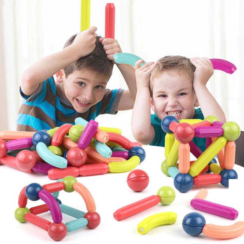 Set de construcție cu piese magnetice Magnablocks